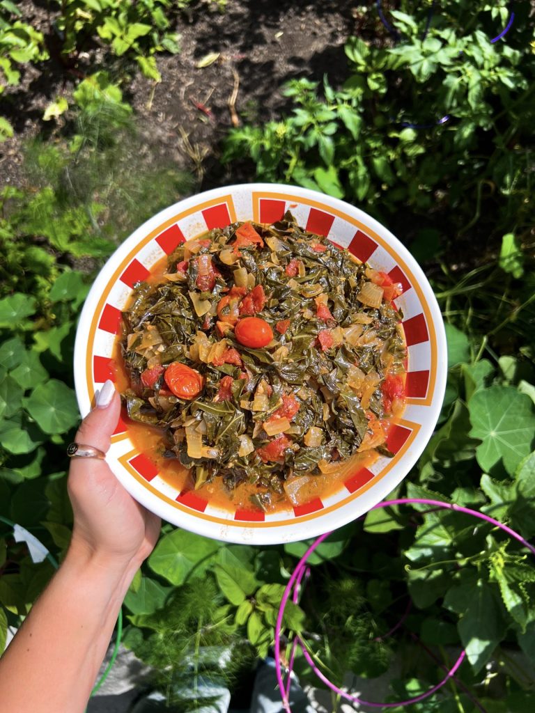 Sauteéd Collard Greens - Eleni Saltas